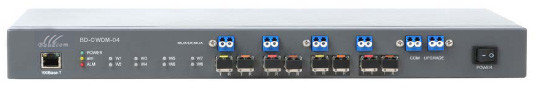 4 Channel CWDM MUX DEMUX  System local 850nm/1310nm/1550nm remote 1310/1550nm