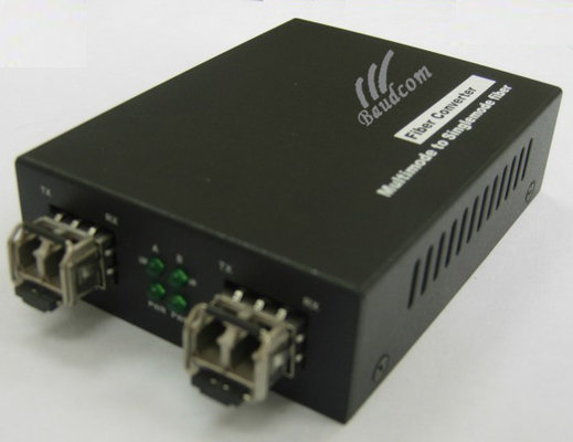 155M or 1.25G MM to SM multimode to single mode SFP fiber mode converter