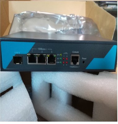 3*FE RJ45 + 1 FE SFP slot Framed E1 over Fast Ethernet TDM over IP Converter