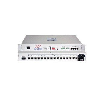 16 E1 + 4 10/100M ethernet over fiber optical multiplexer dual fiber 20km
