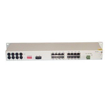 dual fiber 20km 16 Voice(FXS FXO) over Fiber multiplexer with 4x10/100M ethernet