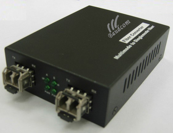 155M or 1.25G MM to SM multimode to single mode SFP fiber mode converter