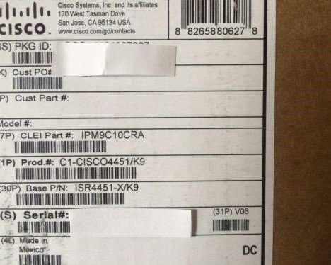 Original new cisco Router ISR4451-X/K9