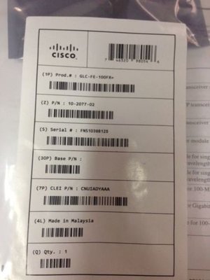 Original new cisco Module GLC-FE-100FX