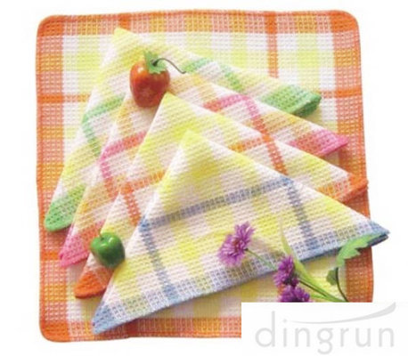 One Side Soft Cotton Kitchen Tea Towels Multi Functional OEM / ODM Available