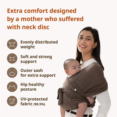 Newborn Infant Kangaroo Wearing Ergonomic Safety Hip Waist Organic Baby Carrier Sling Wrap