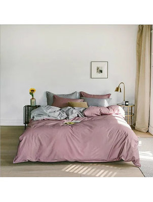 Home Multiple ColorBedroom Bedding Set  Custom Bed Spread Sets Plain Weave Comfortable