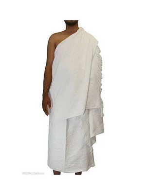 Hygienic Natural Microfiber Woven Muslim Clothing Hijab Ihram Ehram Ahram Men For Hajj Umrah