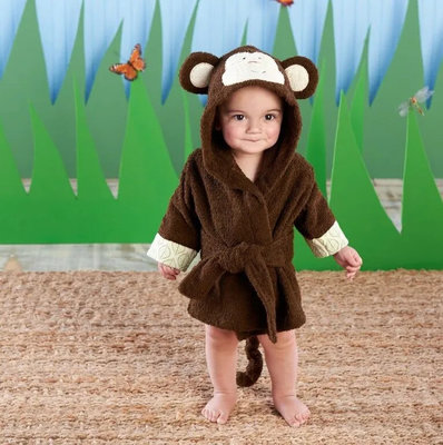 Fleece Hooded Kids Bath Towels Quick Dry Sustainable with SGS Certification