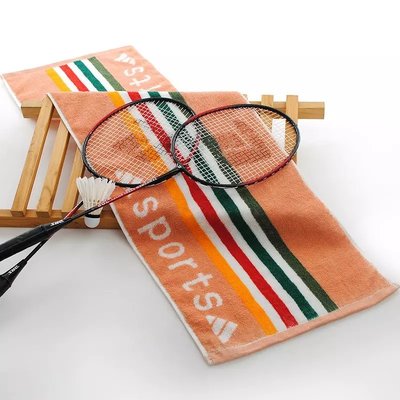 Custom Cotton Jacquard Sport Sweat Towel Super Soft With Zipper Pocket