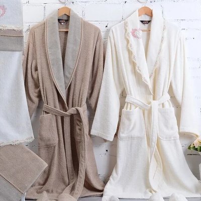 Turkish Cotton Towelie Bathrobe Hammam Towel
