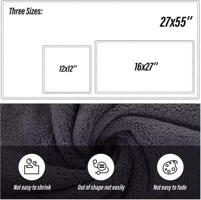 Hotel Face Hand Cotton Bath Towel Sets 100 Cotton 200-400gsm
