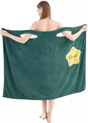 Custom Size LOGO wholesale Sexy Magic Microfiber women wearable Bathrobe towel Bath dress