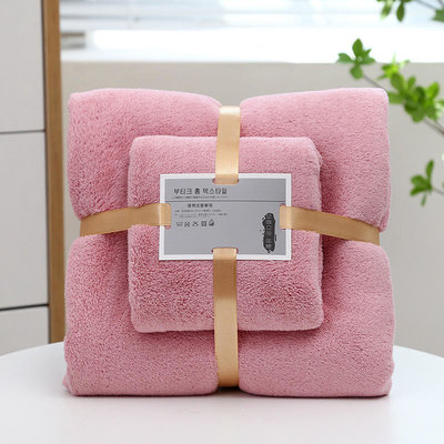 promotional super soft skin friendly coral fleece thickened adult microfiber bath linens towel