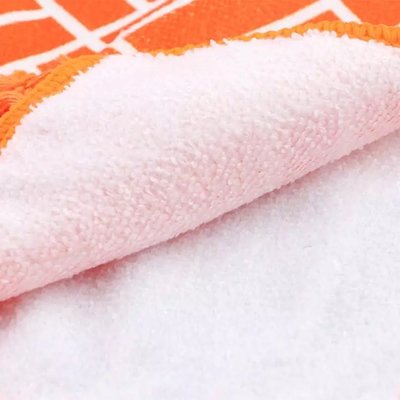 Custom Logo Printed Microfiber Beach Towel 183*63cm Plain Weave