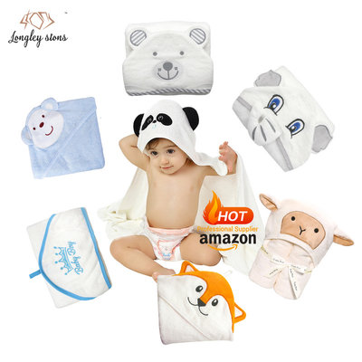 High Expectation Custom Bamboo Cup Baby Cup Viable Different Animal Shape Big Expectation Hooded Towel