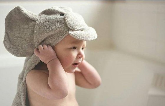 The newest eco-friendly fairy animals embroidery bamboo baby hooded towel