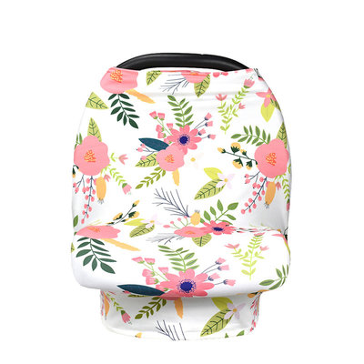 Baby Care Breast Feeding Cover Stretch Multi Use Print Logo
