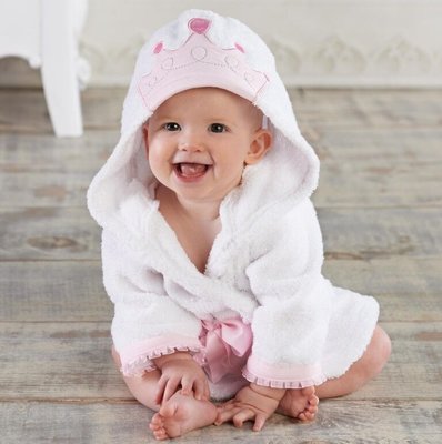 Sustainable Hooded Kids Bath Towels  Fleece For Children Spa  All Season