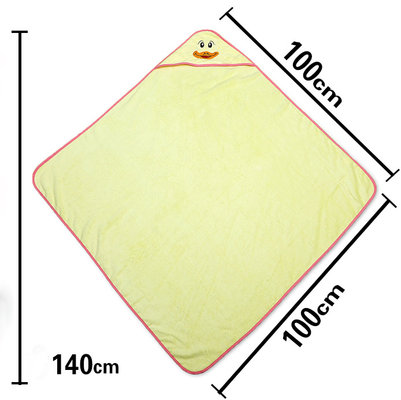 100% Bamboo Fiber Super Soft Funny Quick Dry Baby Infant Hooded Bath Towels