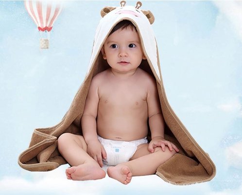 Soft Quck Dry Kids Bath Towels Custom Super Cotton Or Bamboo