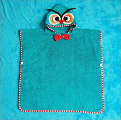 Children Bathrobe Hooded Quick Dry Super Absorbent Beach Towel