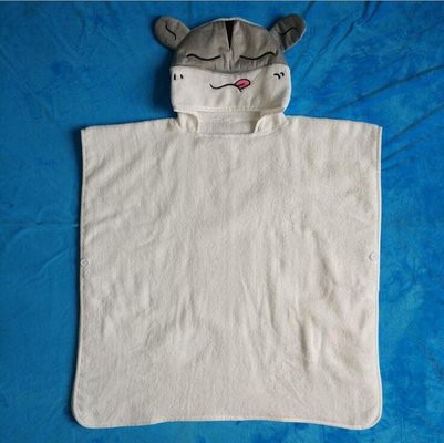 Children Bathrobe Hooded Quick Dry Super Absorbent Beach Towel