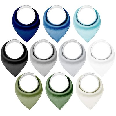Super QUICK DRY Muslin Absorbent Cotton Fabric Baby Bibs Bandana Cotton Baby Bibs