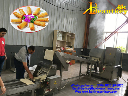 High quality Automatic spring rolls/Samsoa pastry sheet forming machine,low price egg wrapper making machine