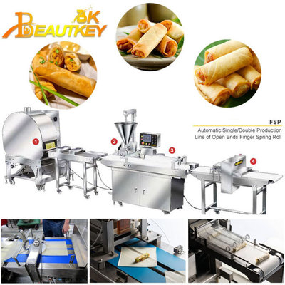 Automatic Spring roll making machine  Spring Roll Wrapper Making Machine