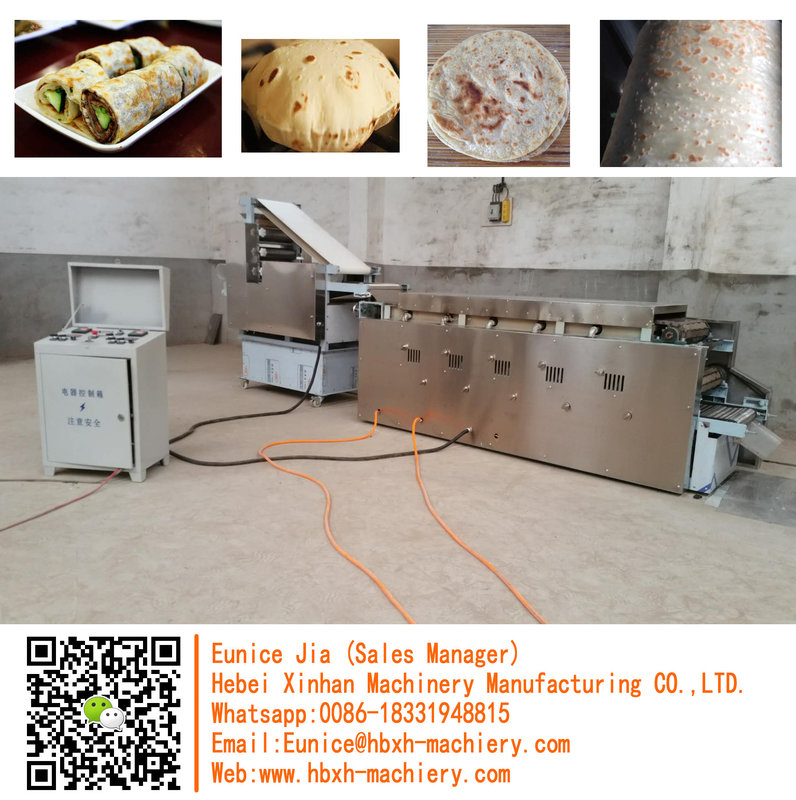 Automatic Arabic Pita Bread Lavash Bread Naan Paratha Chapati Roti Maker Making Machine
