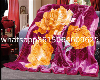 Comfortable 3D Design 100% Polyester Printed Blankets Soft Touch High Quality