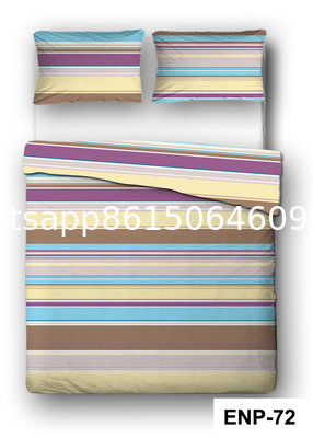 Pigment Printed Sheets Bedding Set Polyester Duvet Cover
