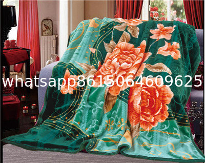 New Printed Blankets 100% Polyester Woven Blanket Weight 4.7kg