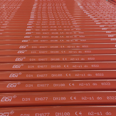 SML DIN EN877 CAST IRON EPOXY PIPE -TOP QUALITY