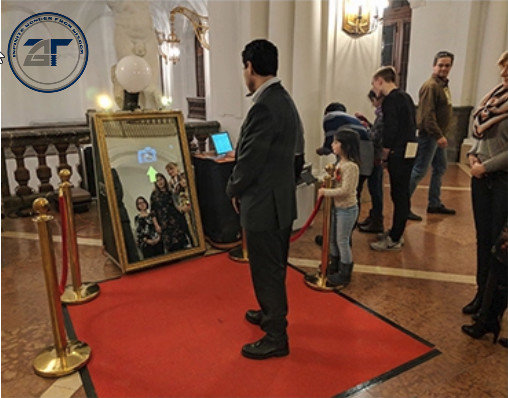 high quality Advertising Photo Booth Equipment, Magic Photobooth Selfie, Self-Servic Photo Booth Totem