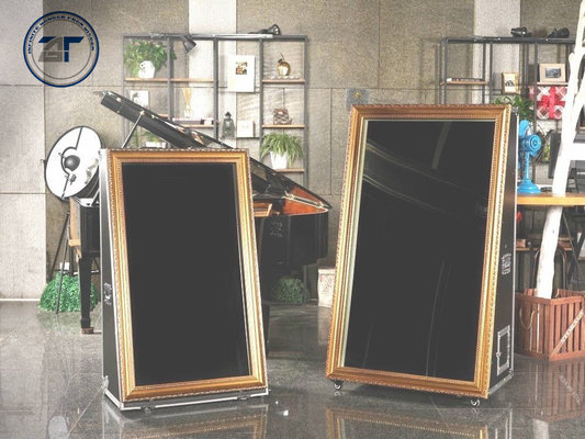 Smart Mirror Touch Screen Photobooth Travel Case, Touch Screen Monitor Photo Booth, Photo Booth Housing