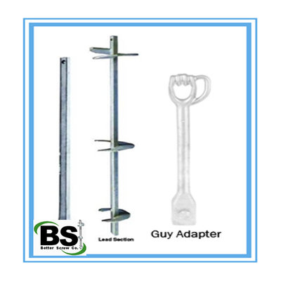 hot dipped galvanized ground screw pile for greenhouse and fences