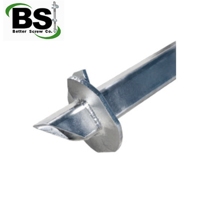 Hot-dip galvanized China OEM Large Steel Pipe Ground Screw Pier Foundation
