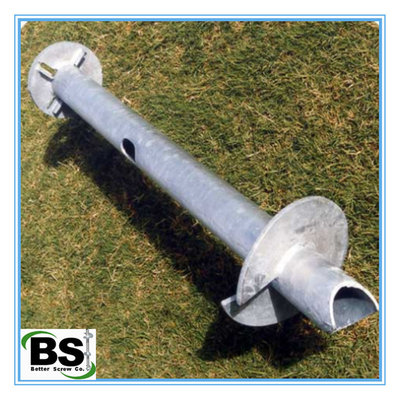 Galvanized Helical Pier Adapter Helical Screw Piles |  screw piles