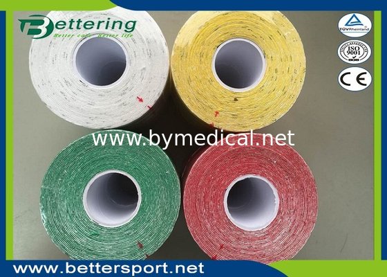 Punch Hole Kinesiology Tape Kinesio tape Roll Cotton Elastic Adhesive Muscle Sports Tape Physio Strain Injury Support supplier