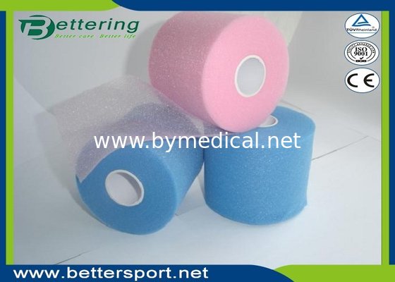 Multicolor Soft Underwrap Foam Athletic Bandage Prewrap Tape Pretaping underwrap foam sponge bandage supplier