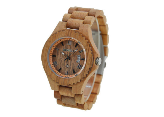 Modern Unisex Wrist Watch Fashion Luxury real wood watch
