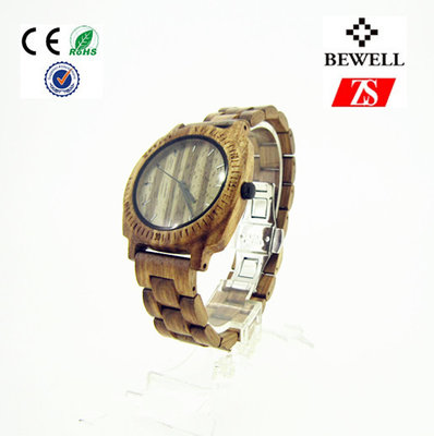 Butterfly Buckle Waterproof Wood Watch