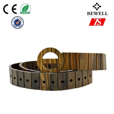 Elegant 120cm Length Handmade Woods Belt Bamboo Zebra Accessories