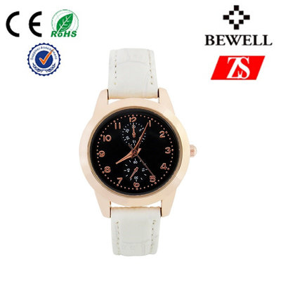 Fashionable Unisex Alloy Watches With Leather Band 1 Year Warranty