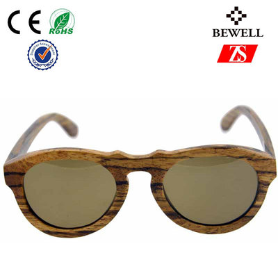 UVB Protection Zebra Wood Sunglasses