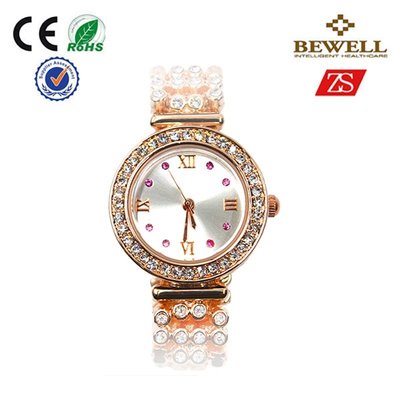 Rhinestone Stainless Steel Geneva Alloy Watches , Women  Jewellery Watches