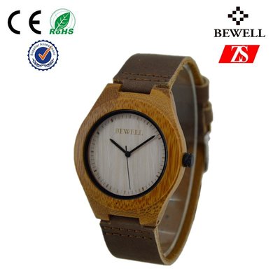 Swiss Movement Wooden Watch With Leather Strap , Couple watches