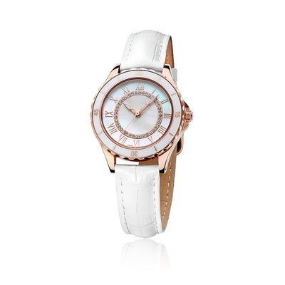 Jewelry Bracelet Stainless Steel Ladies Watches Water Resistant